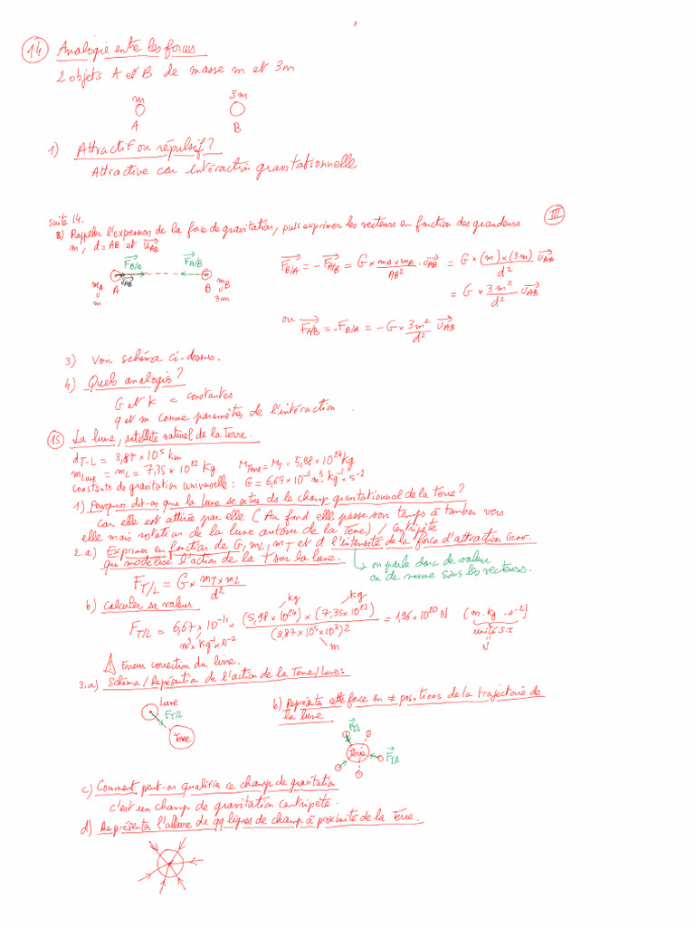 Correction Exos Champ Bordas 14-15 | PDF