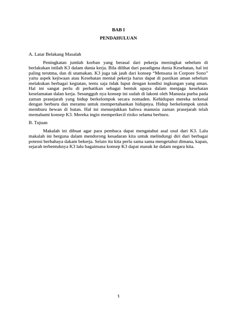 contoh pendahuluan pembahasan penutup | PDF