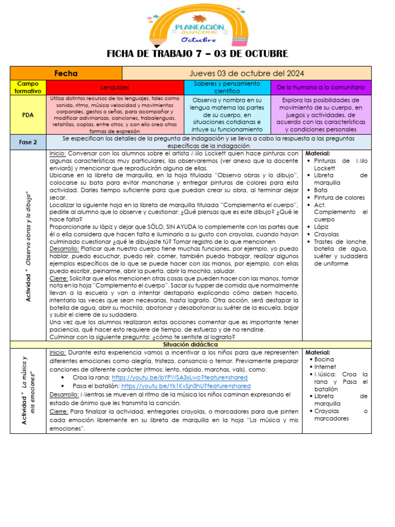 Ficha de Trabajo 7 | PDF