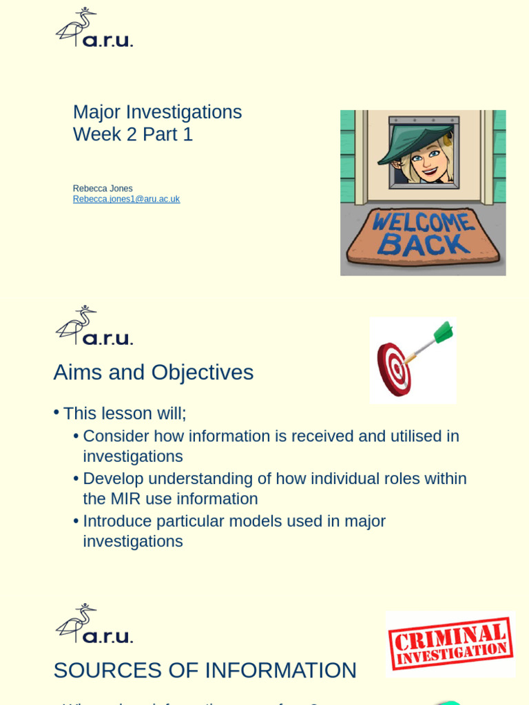 Week 2 Part 1 Intell No Audio-1 | PDF | Crimes | Crime & Violence