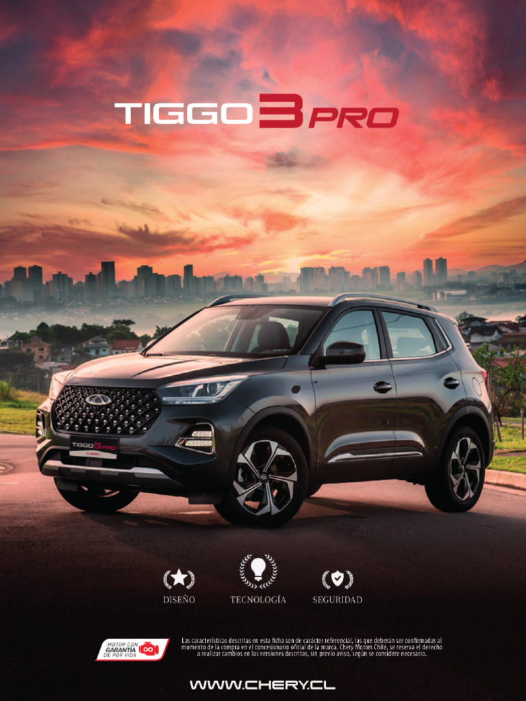 Ficha Tecnica Chery Tiggo 3 Pro | PDF
