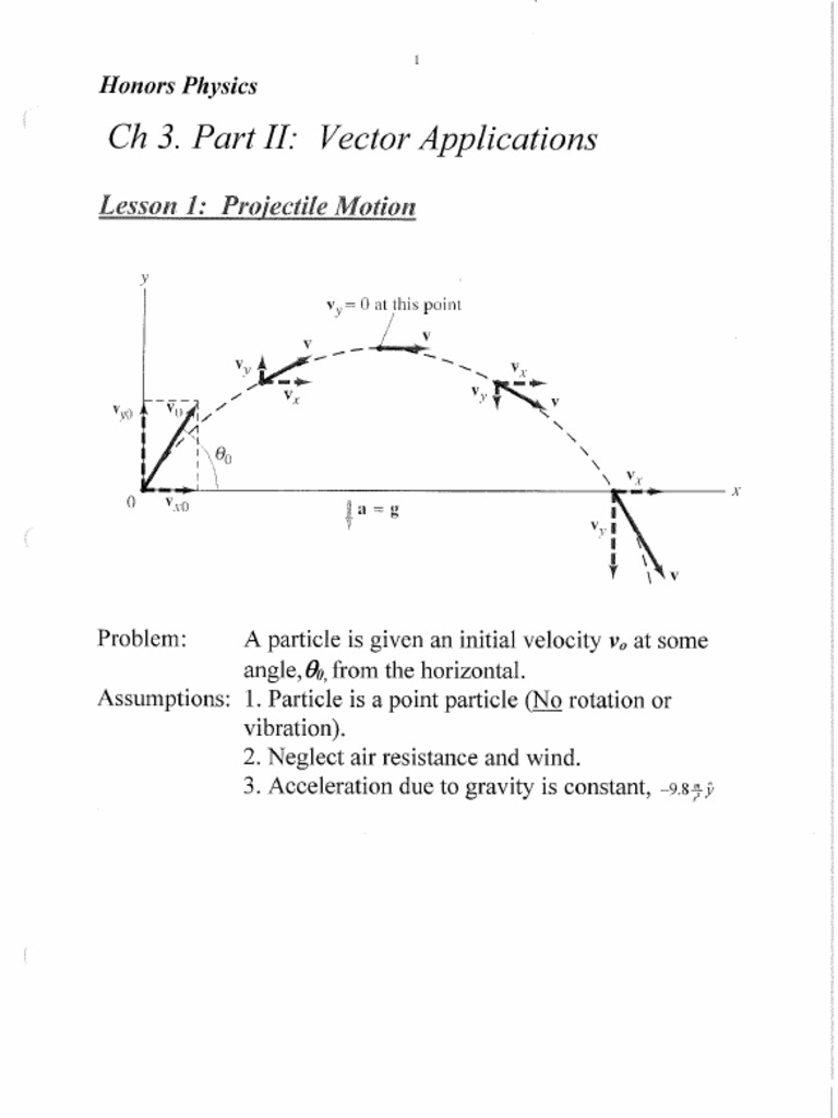 H 2d Kinematics Notes Solutions Pdf