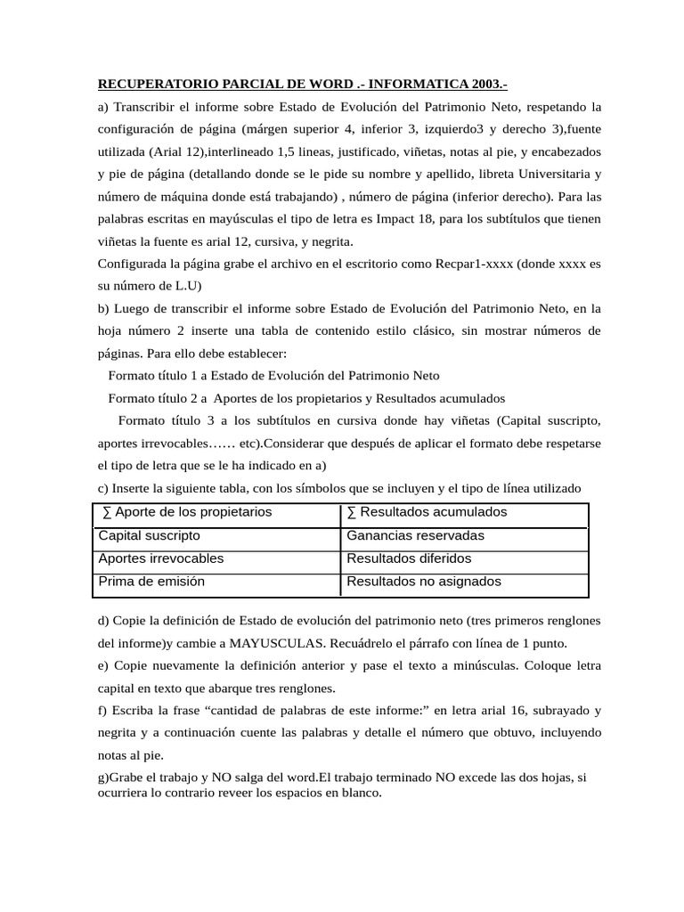 PArcial Recuperatorio | PDF