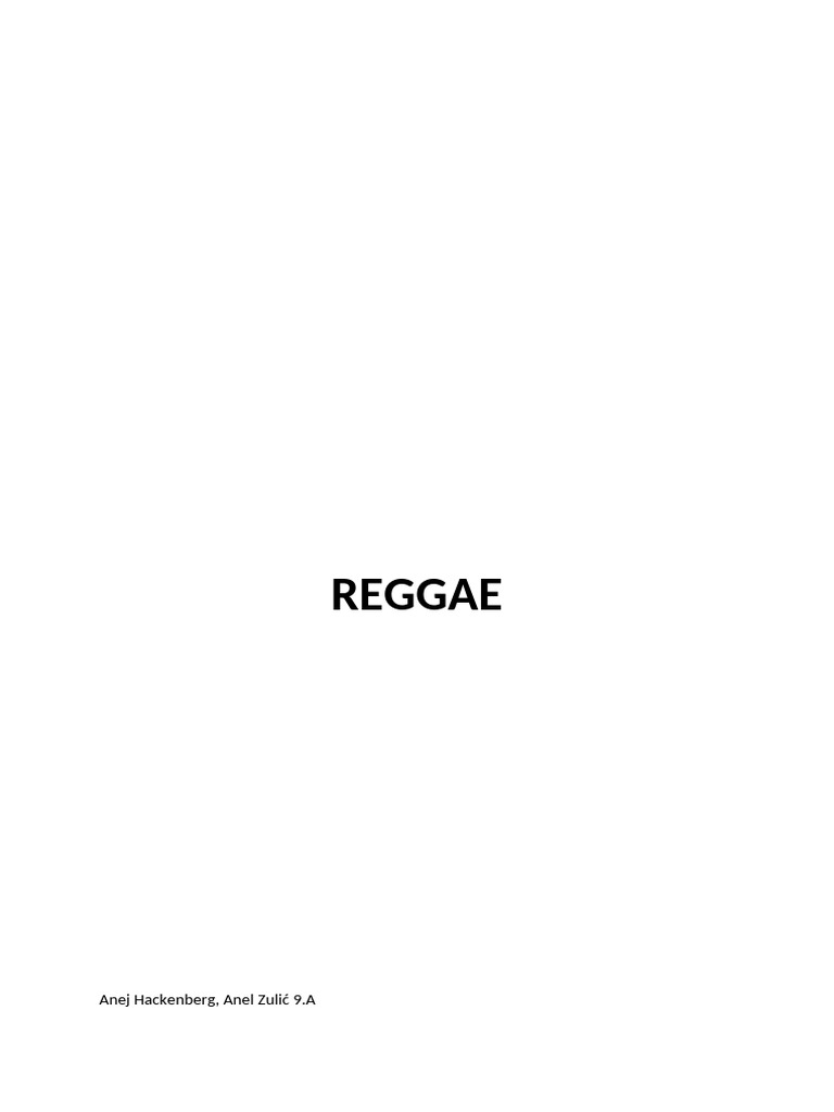 REGGAE | PDF