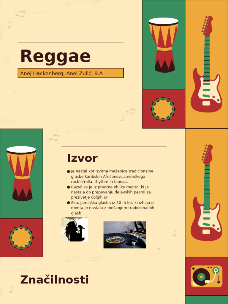Music Major For College Reggae Day Influence On Culture by Slidesgo ...