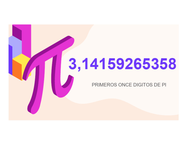 Primeros Once Digitos de Pi | PDF