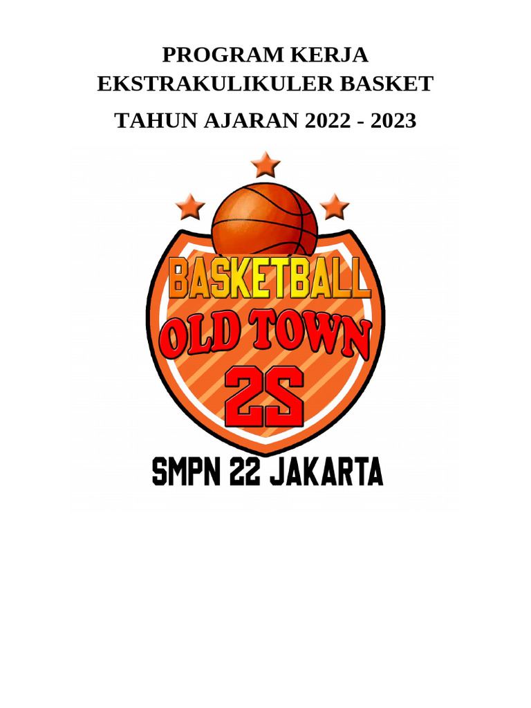 Program Kerja Ekskul Basket SMPN 22 JKT | PDF