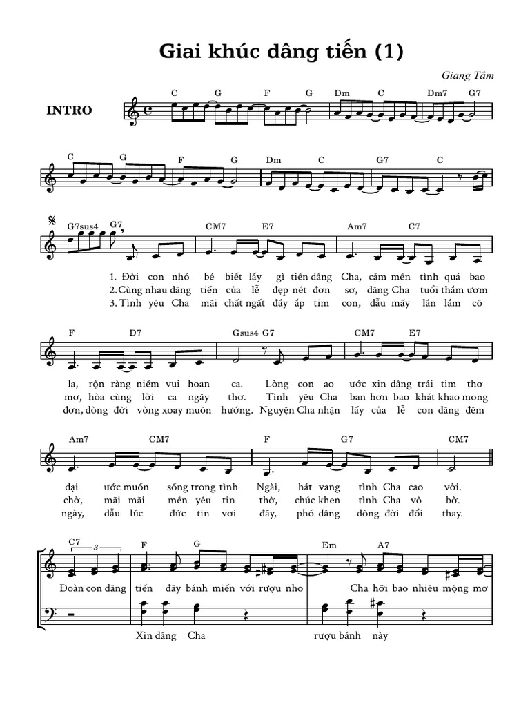 GIAI KHÚC DÂNG TIẾN | PDF