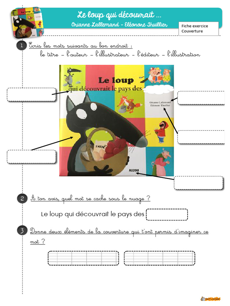 Loup Pays Conte CE1 | PDF
