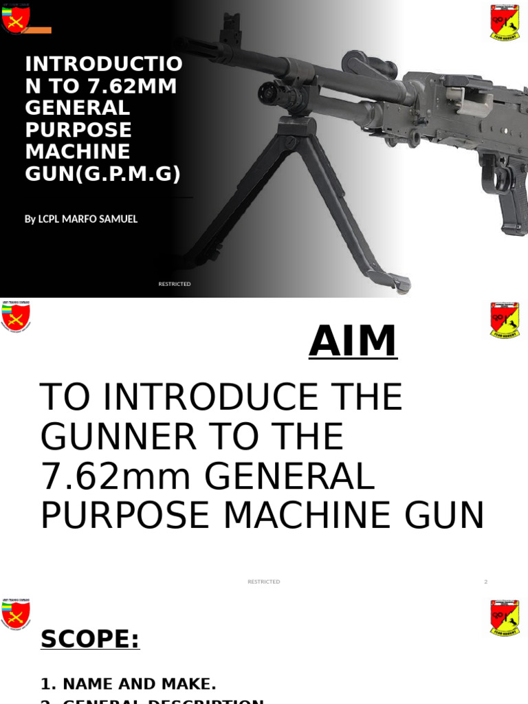 7.62mm GPMG | PDF
