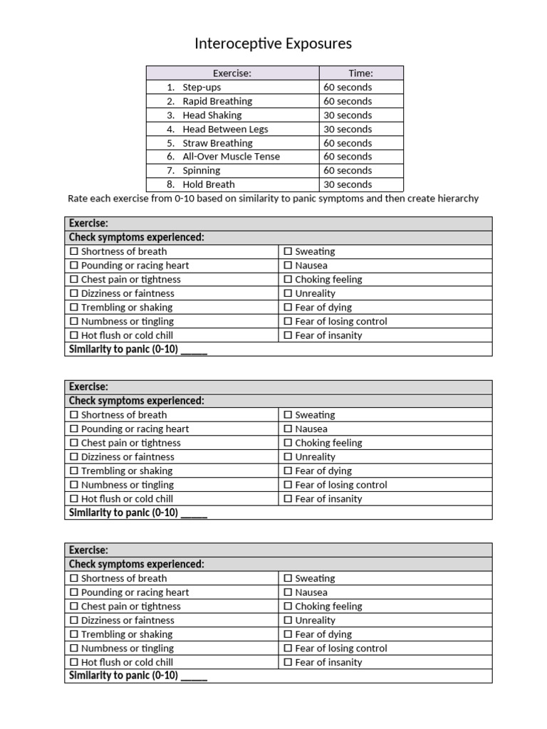 Interoceptive Packet | PDF