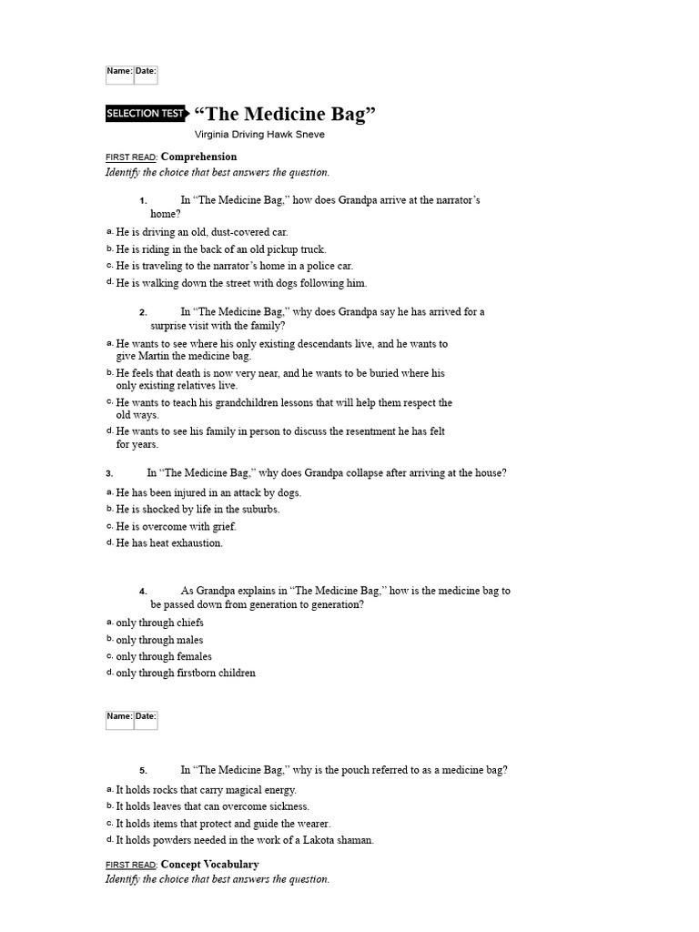 The Medicine Bag | PDF