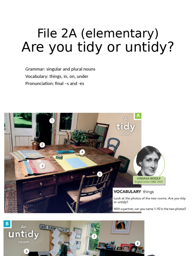 English File Presentation File 2A Elementary Level | PDF