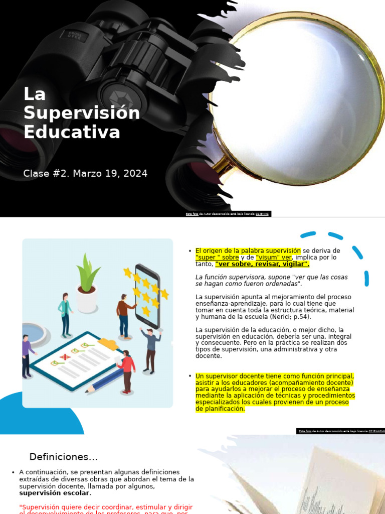 Clase #2. La Supervisión Educativa | PDF | Plan de estudios ...