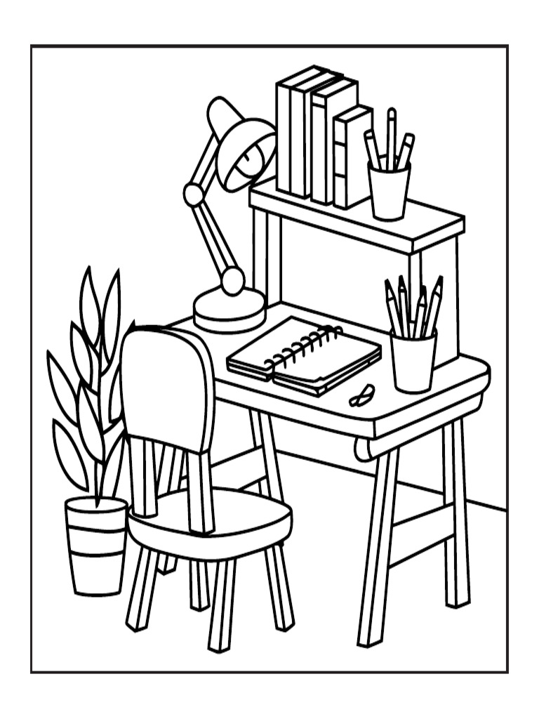 85 Bold & Easy Little Corner Coloring Pages | PDF