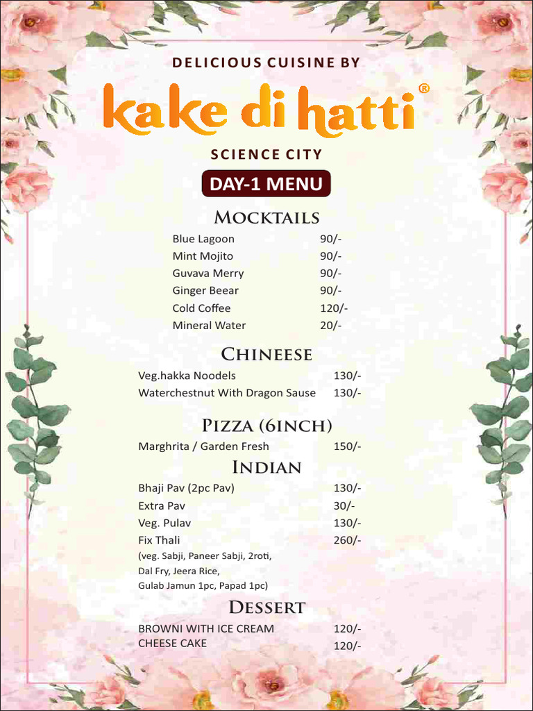 Navratri Menu | PDF