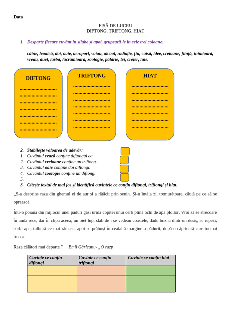 A Diftong Triftong Hiat | PDF