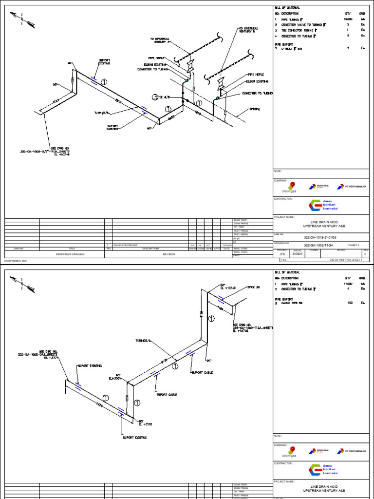 Line Drain Acid Upstream Ventury A&b | PDF
