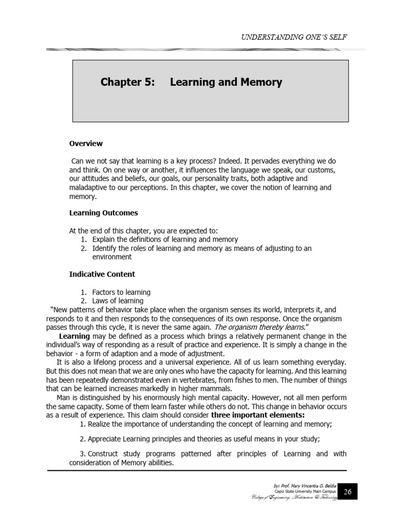 GE 101 - Chapter 5 | PDF