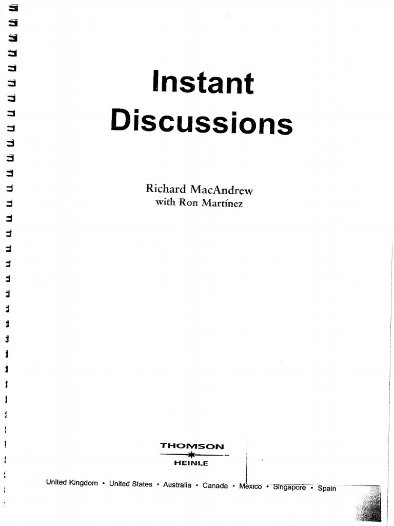 Instant Discussions | PDF
