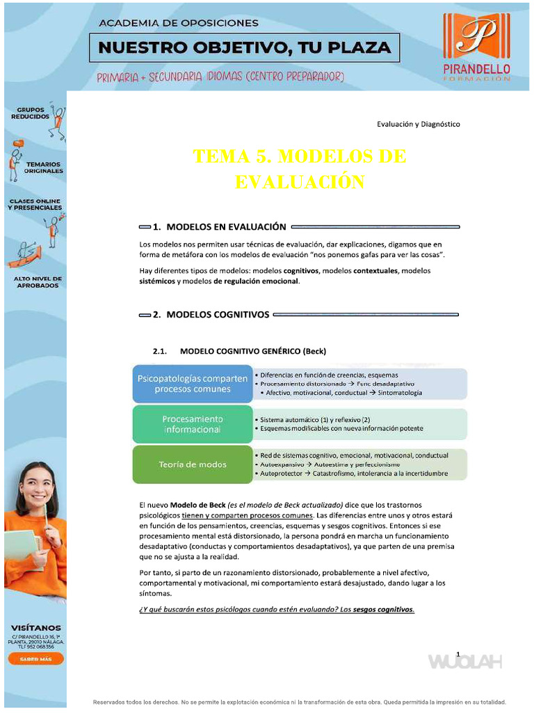 TEMA-5.-Modelos-de-evaluacion | PDF