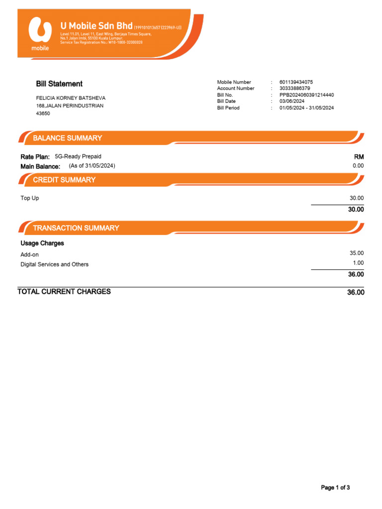 Ebill 100261669622 | PDF