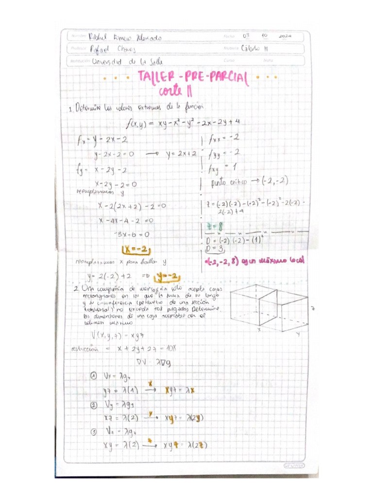 Taller Preparcial (1) | PDF