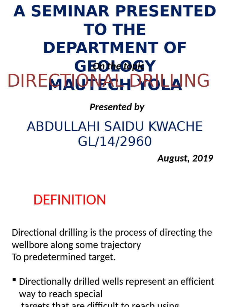 Directional Drilling | PDF