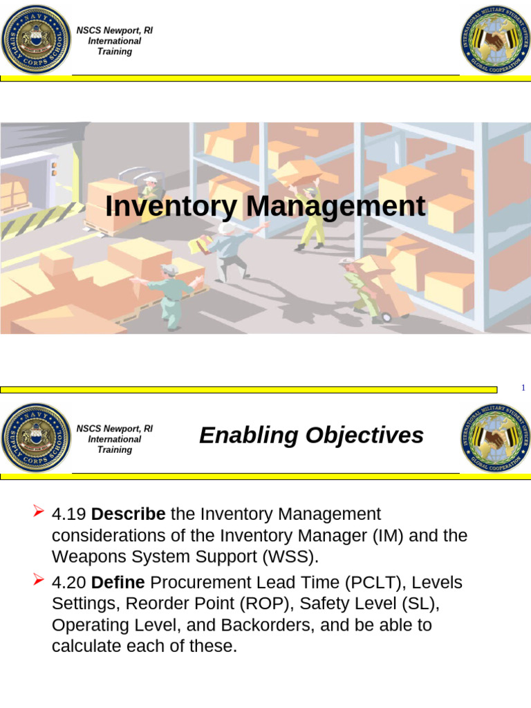 TOPIC 4.6 Inventory Management - FEB 19 | PDF | Inventory | Business ...