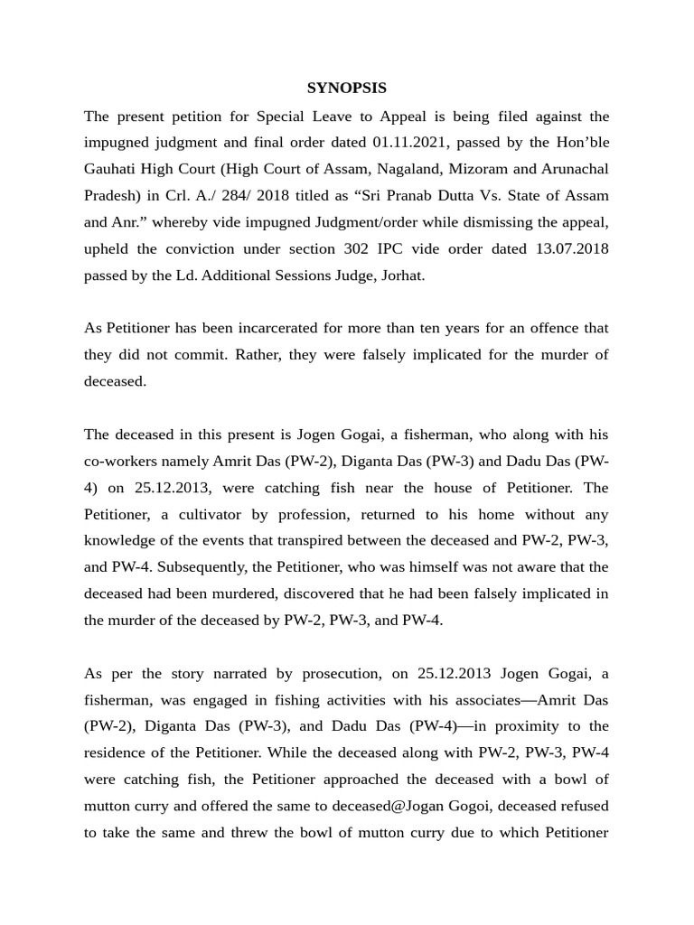 Synopsis - Final | PDF