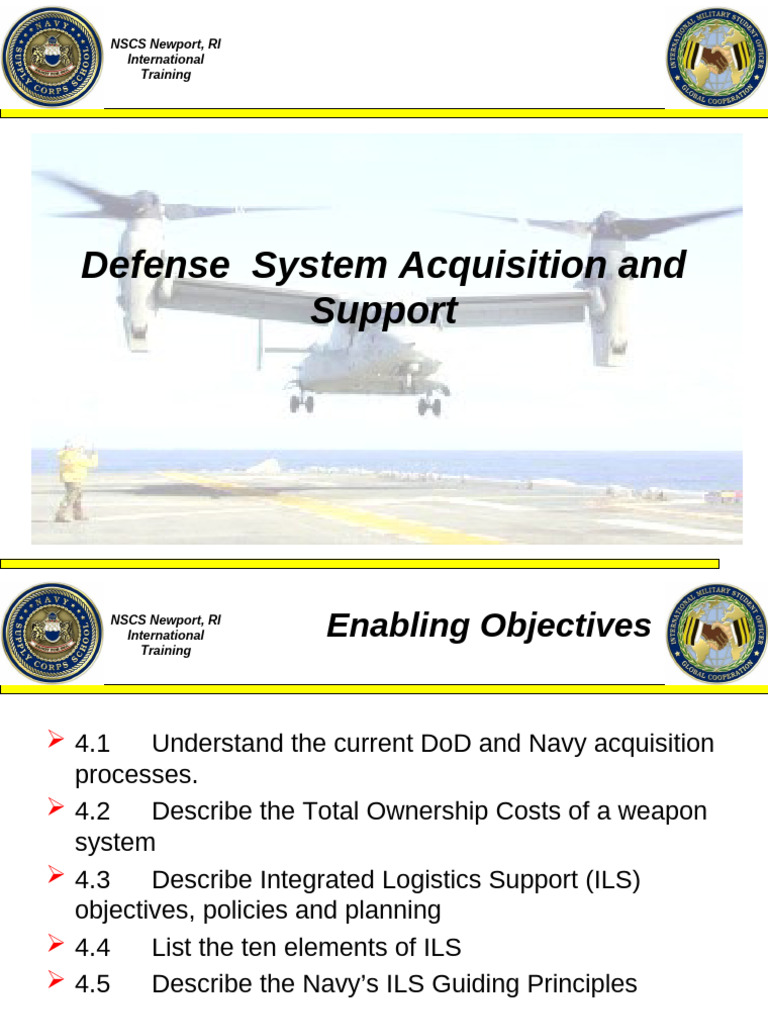 Defense Acquisition & Logistics Training | PDF