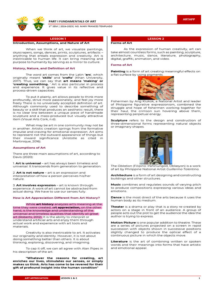 Artapp Midterms | PDF