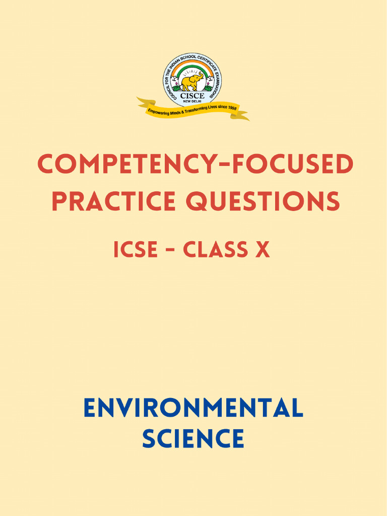 Icse Evs X | PDF | Agriculture | Biodiversity