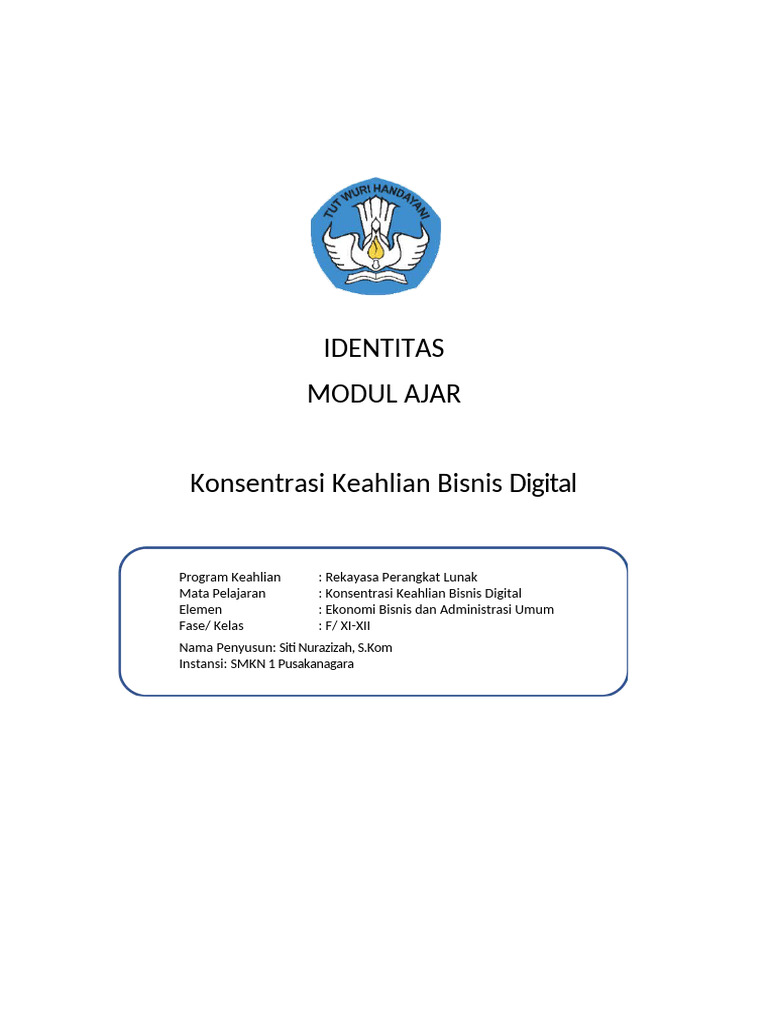 Modul Ajar Bisnis Ritel | PDF