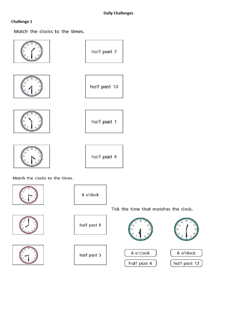 Maths Daily Challenges | PDF