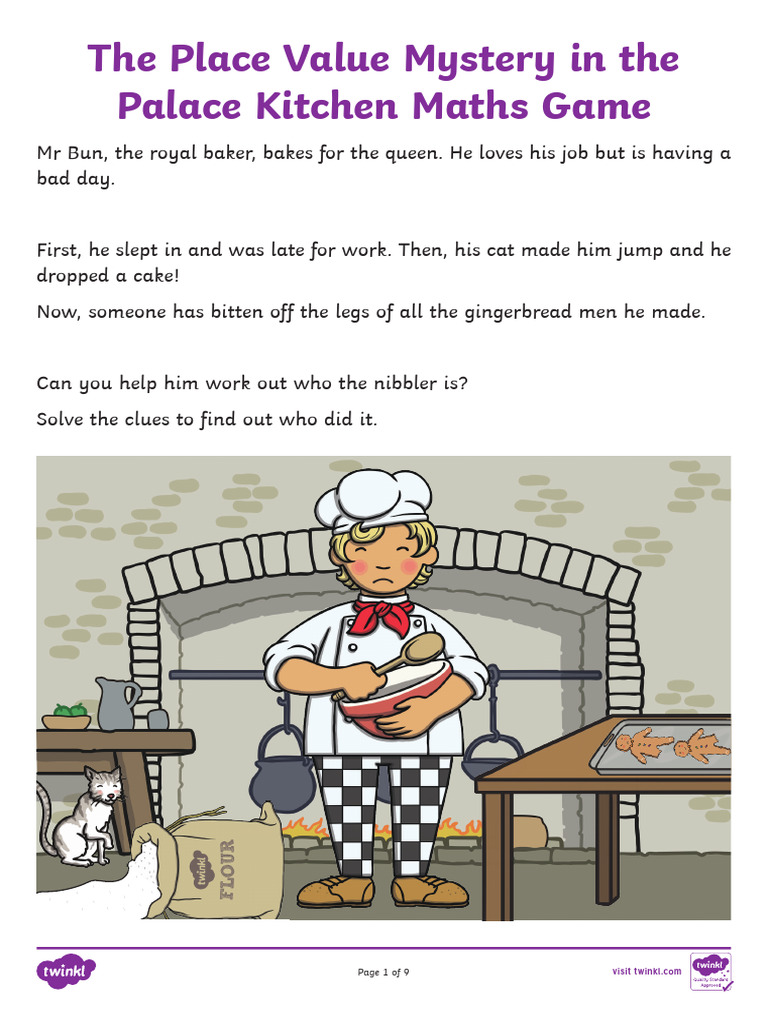 Maths The Place Value Mystery in The Palace Game | PDF