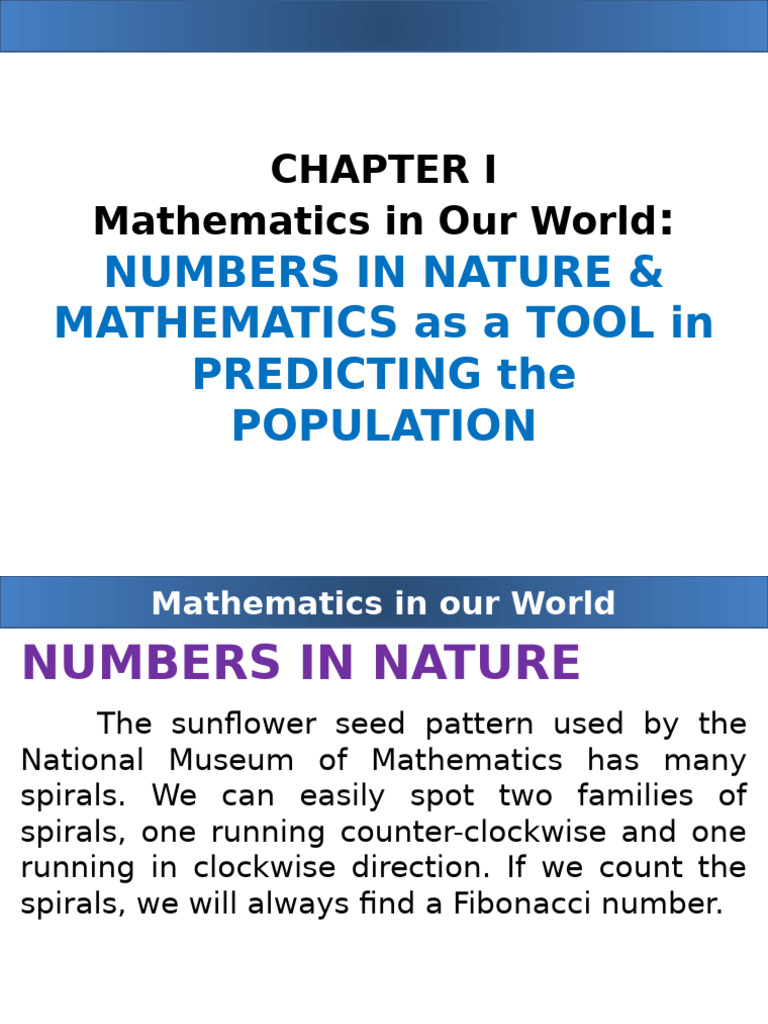2-Numbers-in-Nature | PDF