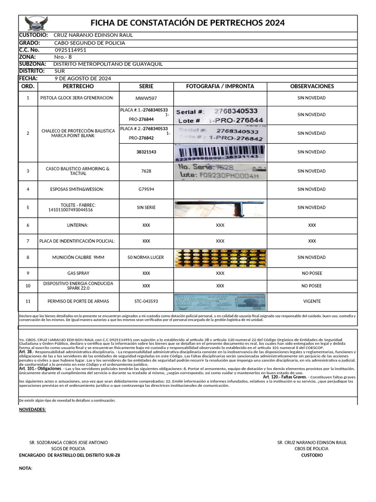 Cbos Cruz Raul 2024 | PDF