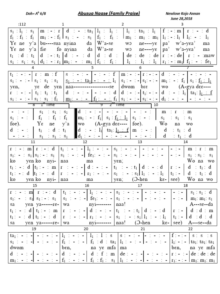 Abusua Naase Tonic | PDF