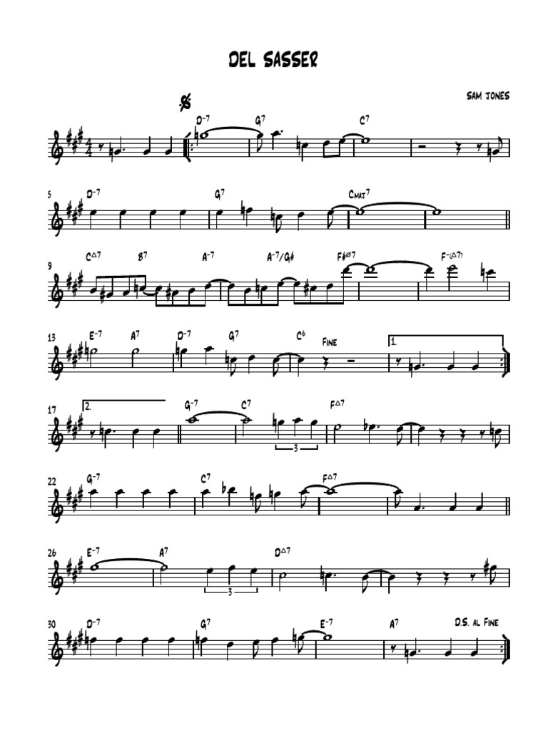 DEL SASSER - Eb | PDF