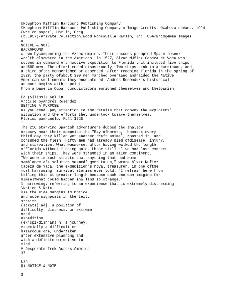 Desperate Trek Across America | PDF