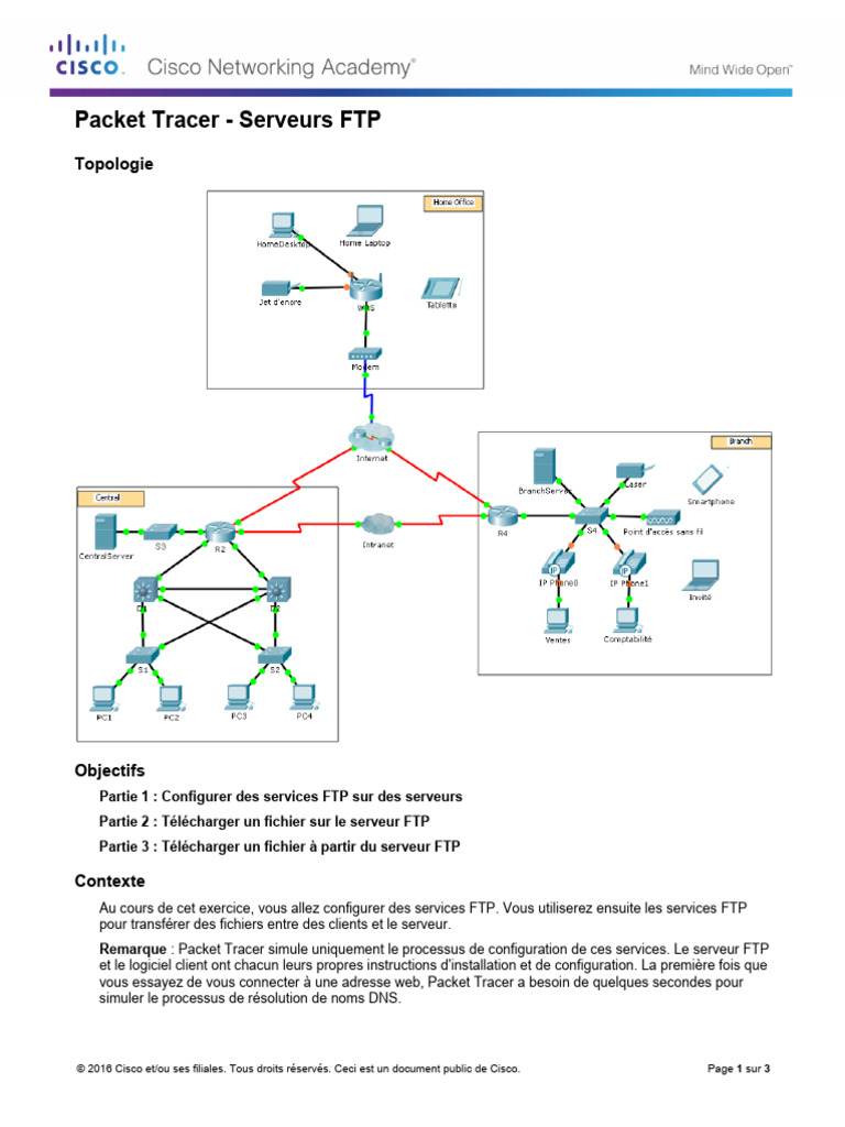 10.2.3.3 Packet Tracer - FTP | PDF