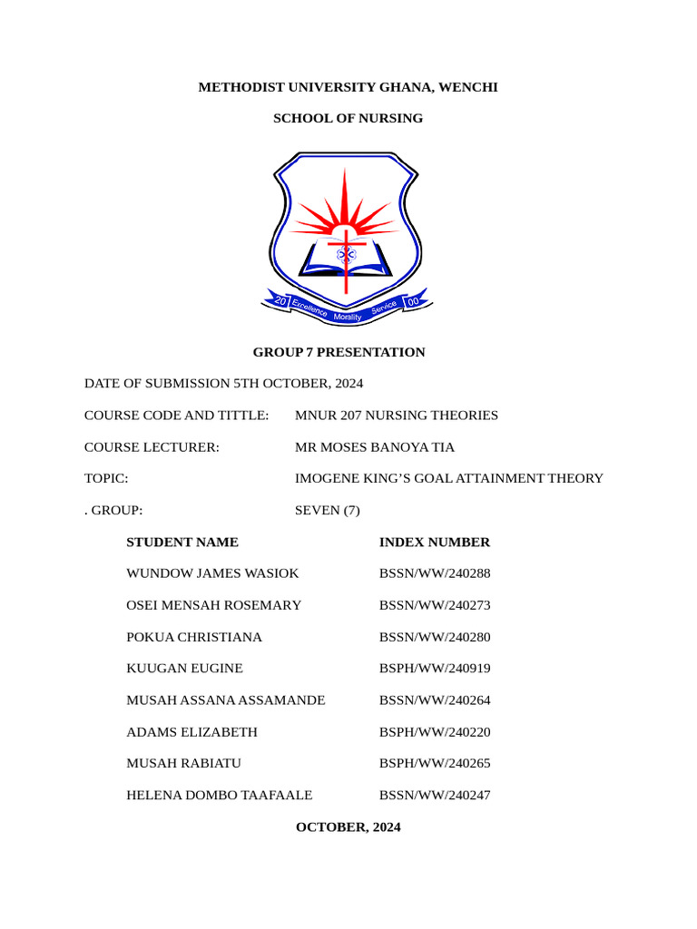 Methodist University Ghana Group 7 | PDF