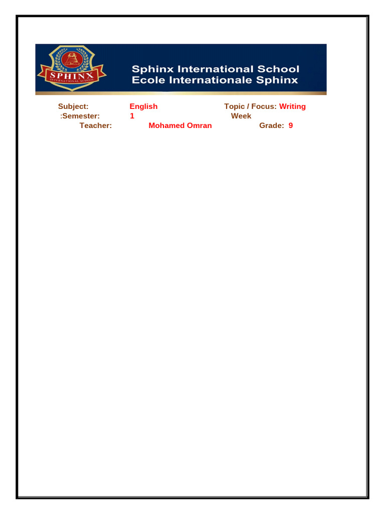 A Suggested Lesson Preparation Template | PDF