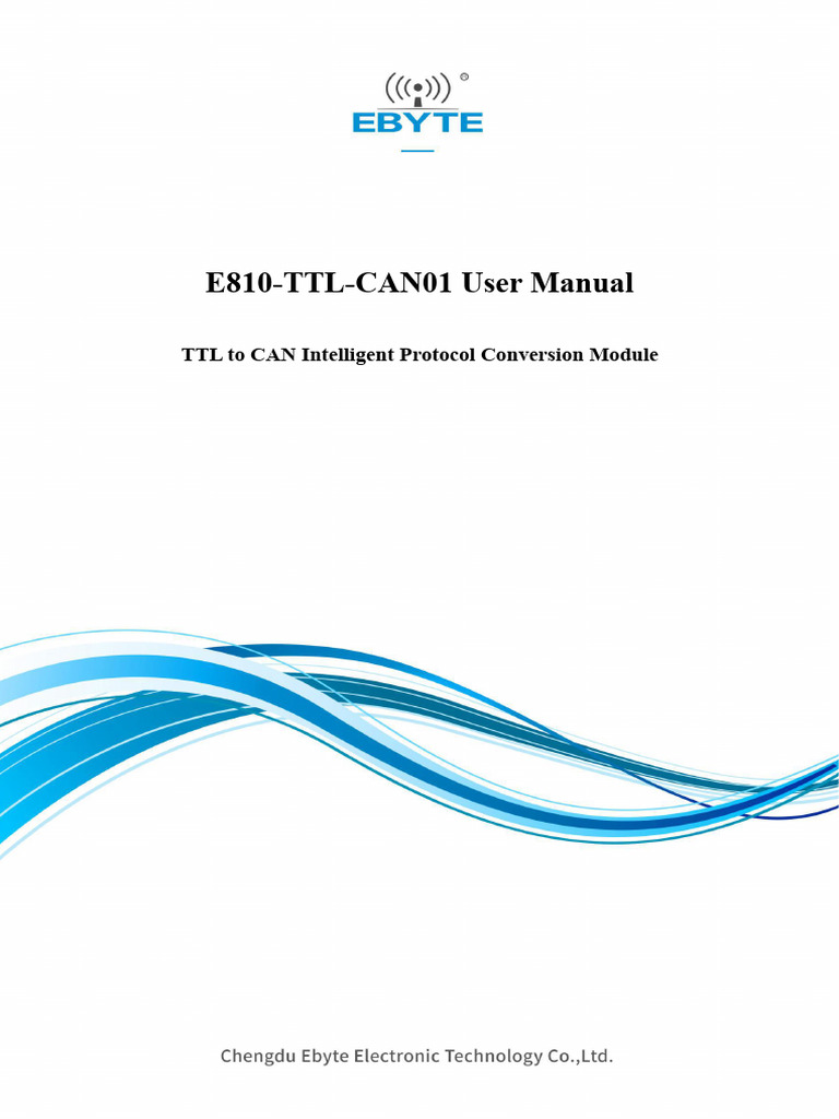 p587177-E810-TTL-CAN01 UserManual EN v1.2 | PDF