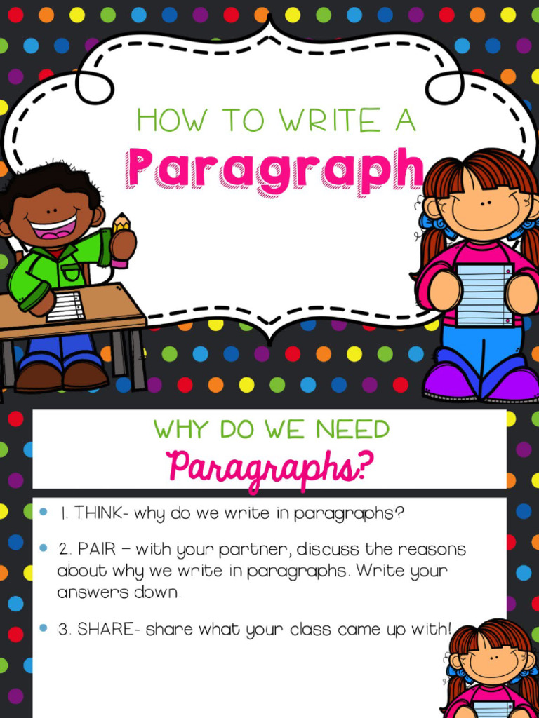 How To Write A Paragraph | PDF