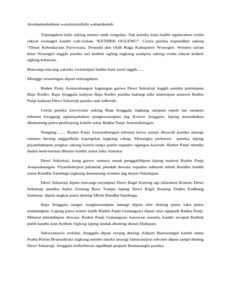 Lomba Ftbi Mendongeng | PDF