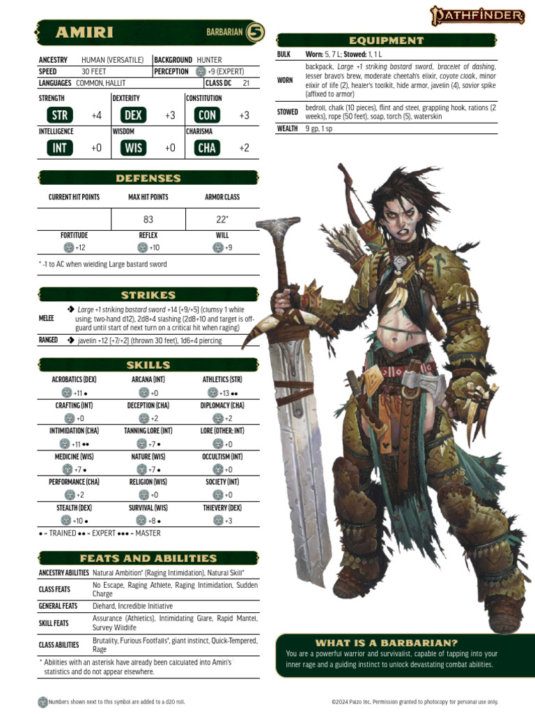 Pregens Amiri Lvl5 | PDF