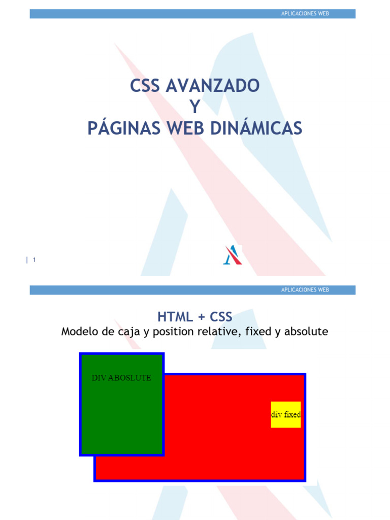 Presentacion App Web II | PDF