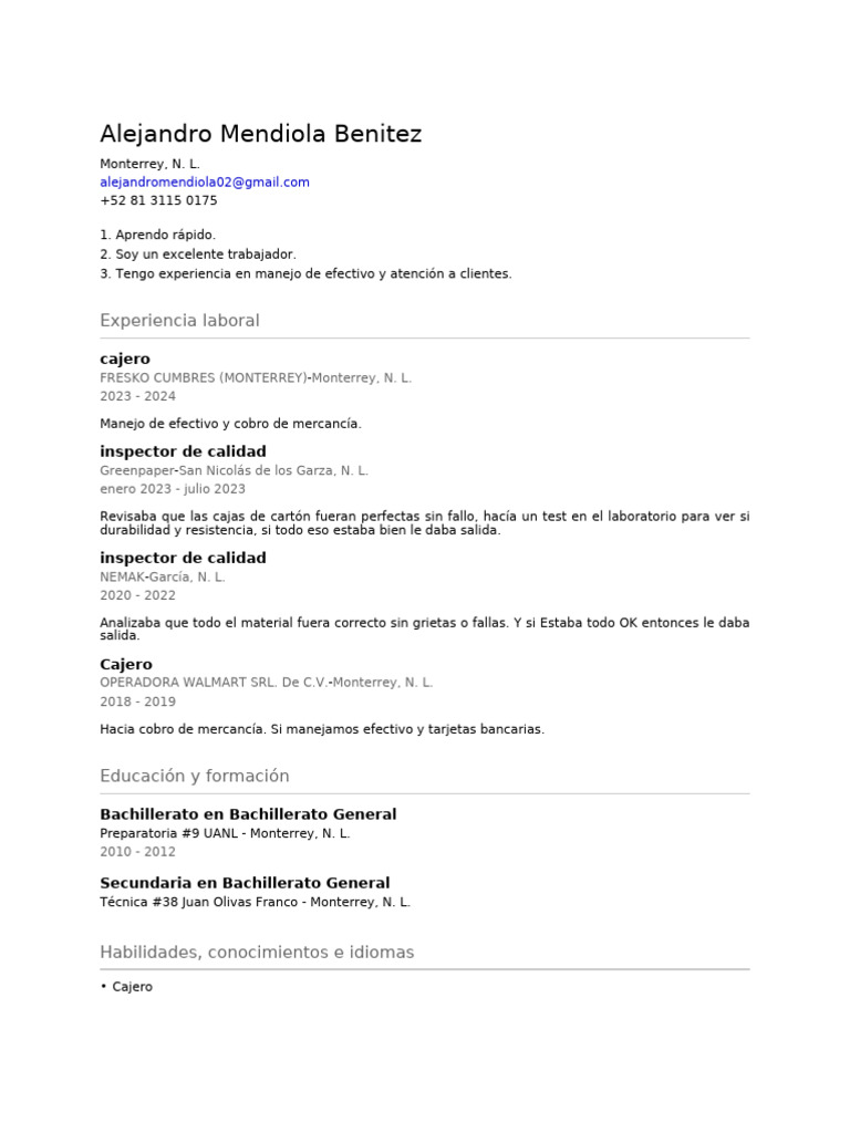 Alejandro Mendiola Benitez | PDF
